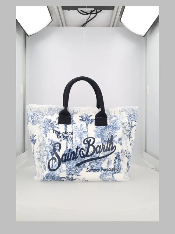MC2 SAINT BARTH Borsa "vanity" Medium In Canvas