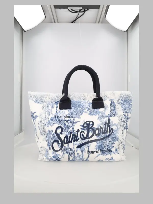 MC2 SAINT BARTH Borsa "vanity" Medium In Canvas