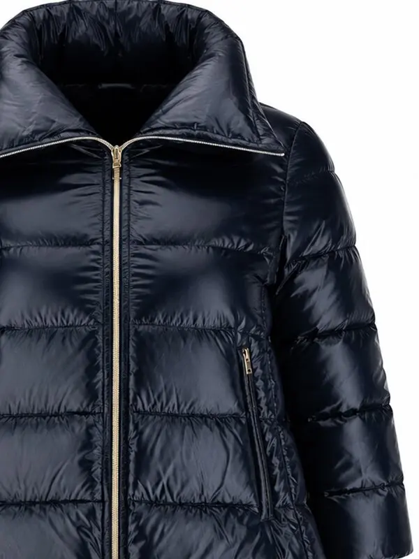 Herno Giubbotto "a-shape Cleofe" Down Puffer Jacket - Blue