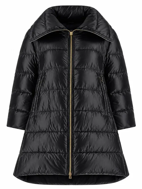 Herno Giubbotto "a-shape Cleofe" Down Jacket - Black
