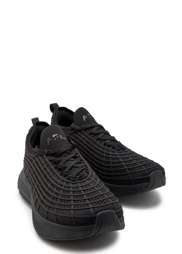 Apl Techloom Zipline Knitted Sneakers - Black