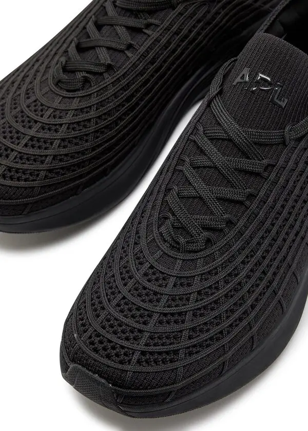 Apl Techloom Zipline Knitted Sneakers - Black