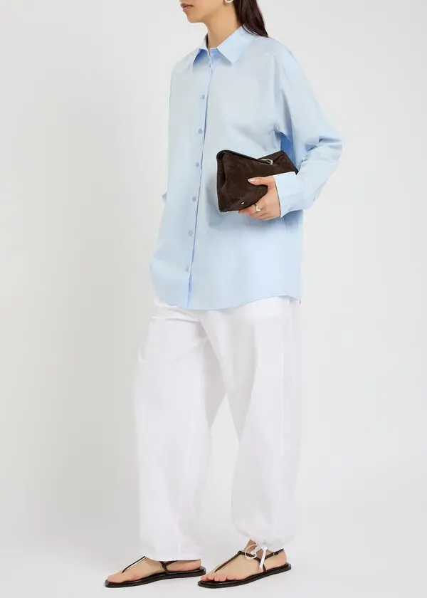TOTEME Classic Tumbled Cotton-poplin Shirt