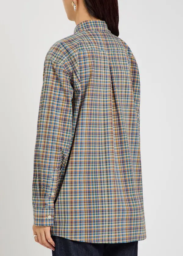 TOTEME Checked Cotton-poplin Shirt