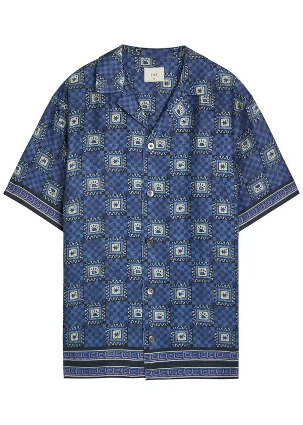 CHE Telha Printed Linen Shirt