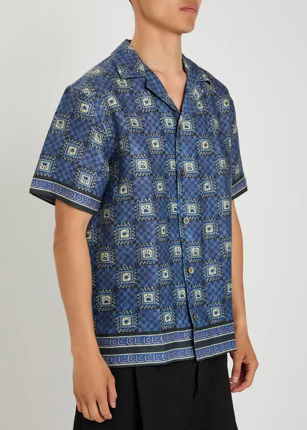 CHE Telha Printed Linen Shirt