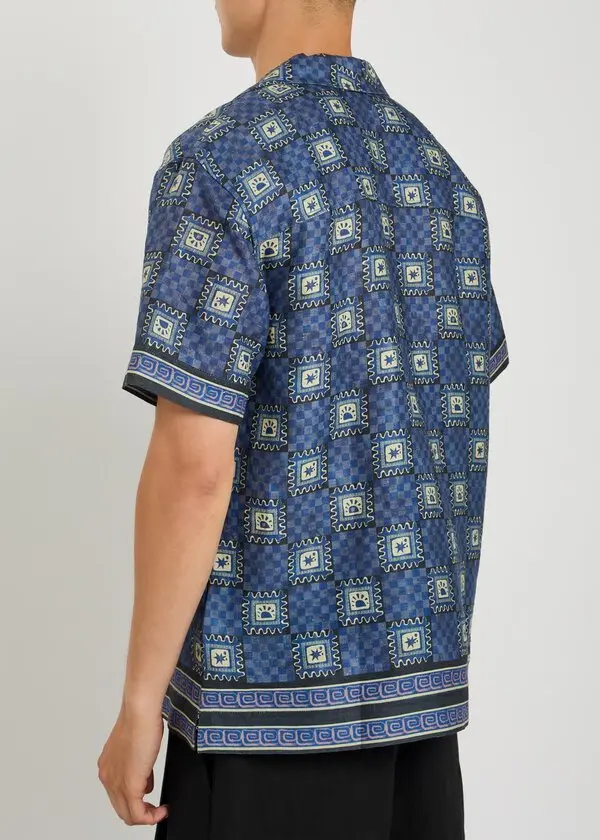 CHE Telha Printed Linen Shirt