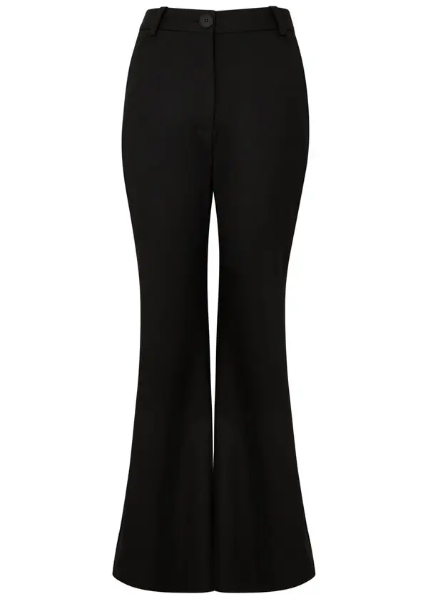BY MALENE BIRGER Flared-leg Woven Trousers