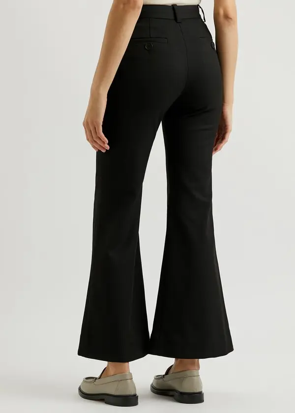 BY MALENE BIRGER Flared-leg Woven Trousers