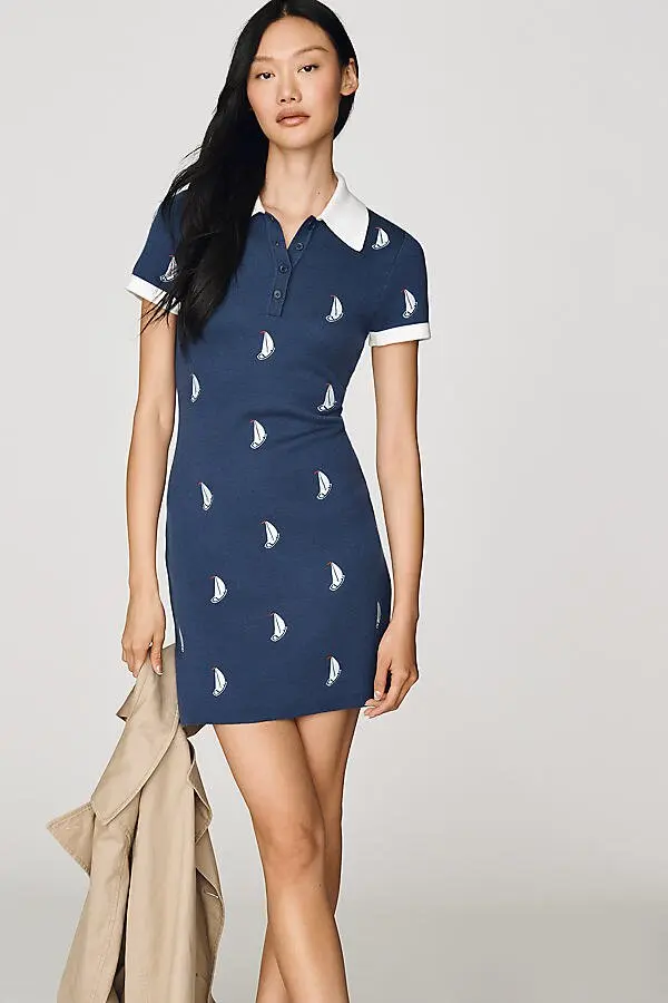 ROWING BLAZERS Sailboat Sweater Dress
