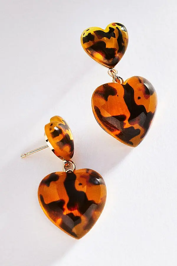 8 Other Reasons Tiger Heart Drop Earrgs