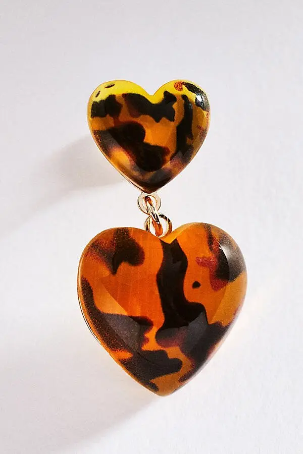 8 Other Reasons Tiger Heart Drop Earrgs
