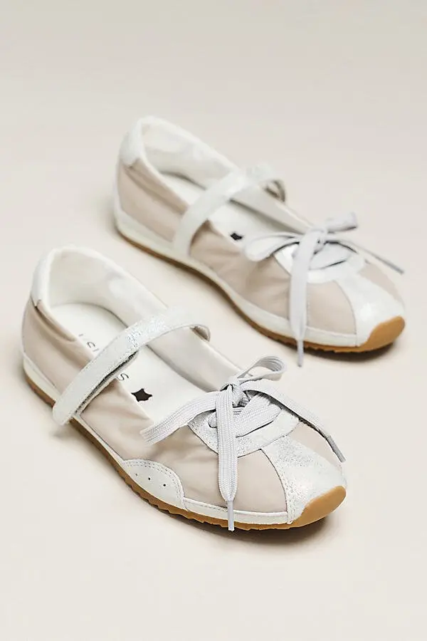 J/SLIDES NYC Pavia Mary Jane Sneakers - Fog