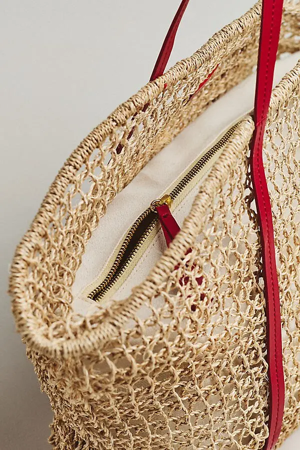 Poolside Large Comporta Tote Bag - Red