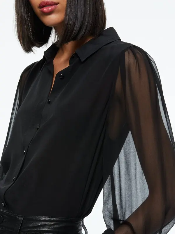 Alice + Olivia Roanne Button Down