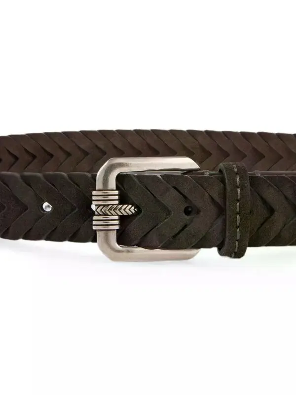 Etro Woven Suede Belt