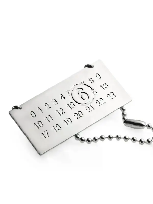 MAISON MARGIELA Ball Chain Keyring - Silver