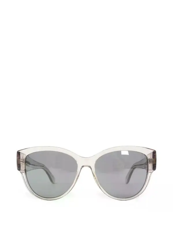Saint Laurent Eyeglasses Square Full Rim Burgundy Frame - Neutrals