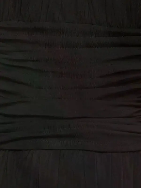 Burberry Jersey Draped Midi Dress With Cut-out Detail
