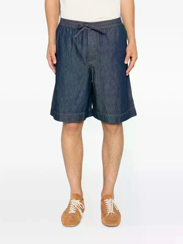 Loewe Anagram Embroidered Drawstring Shorts
