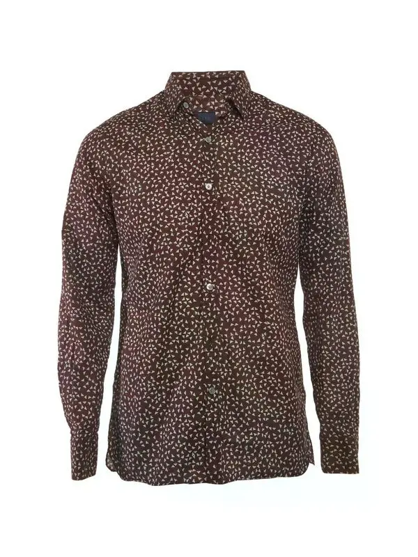 LANVIN Geometric-print Shirt