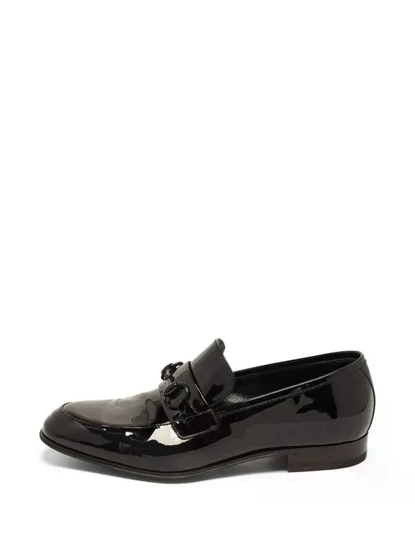 Gucci Horsebit Patent Loafers - Black