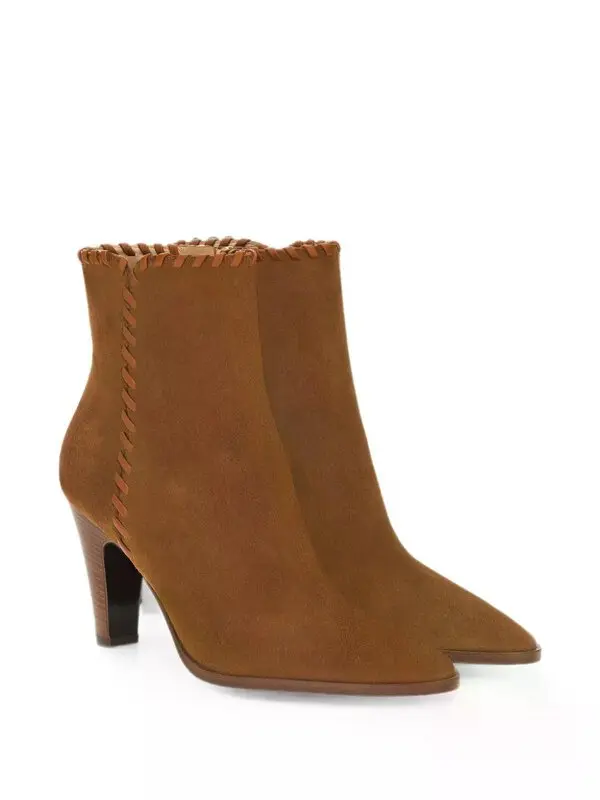 GIANVITO ROSSI Zaira Suede Ankle Boots
