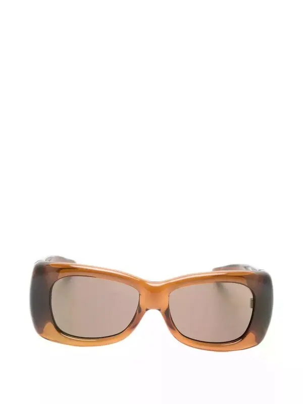 Saint Laurent Howl Square-frame Sunglasses - Brown