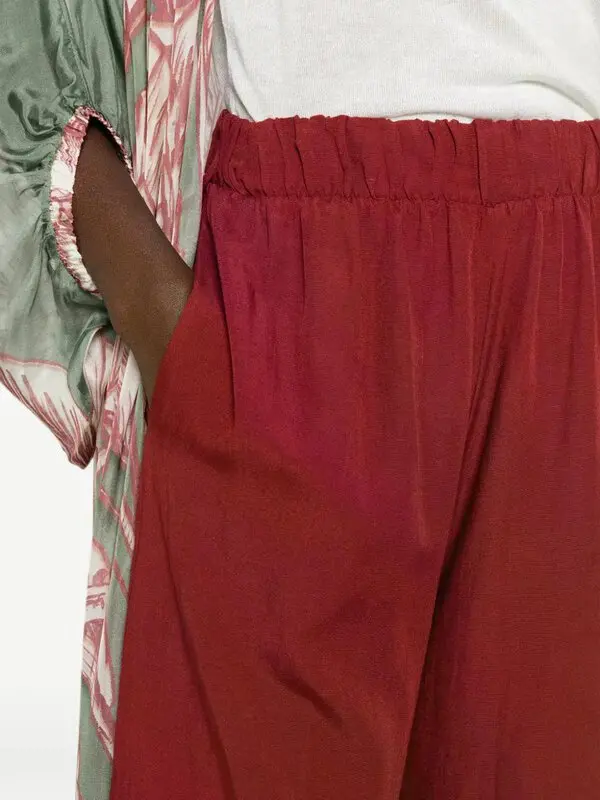 MOUTAKI Cropped Palazzo Pants
