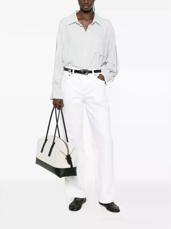 Fabiana Filippi Chain-embellished Long-sleeve Shirt