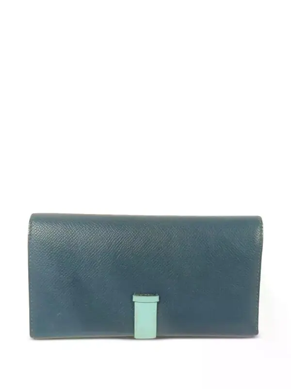 Hermès 2016 Bearn Trifold Wallet - Blue