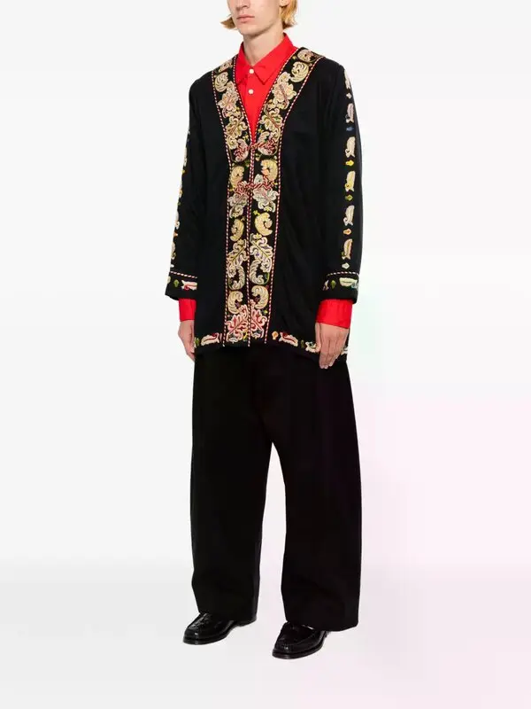 BODE Embroidered Feather Runner Jacket