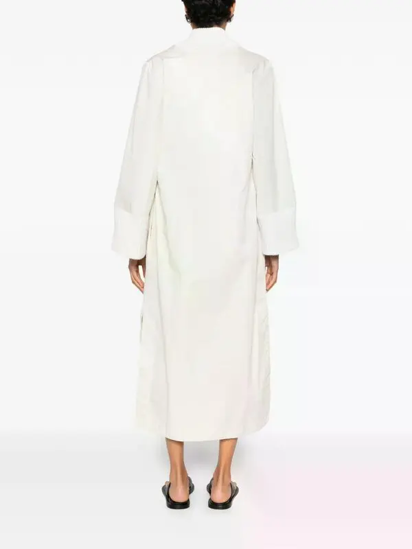 BY MALENE BIRGER Moldoa Ribbed-knit Trim Midi Dress