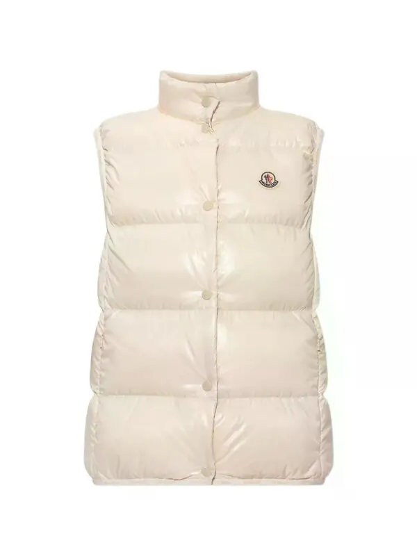 Moncler Badia Quilted Gilet - Neutrals