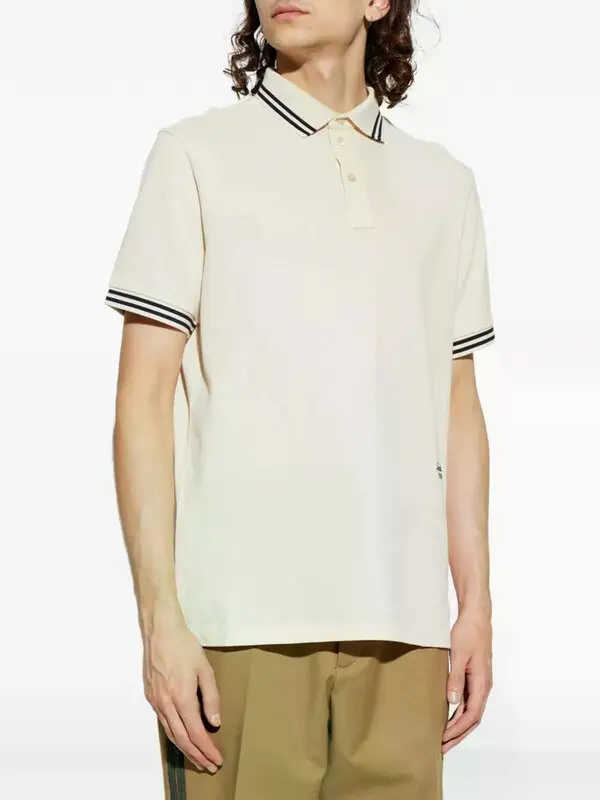 Moncler Logo-embroidered Polo Shirt