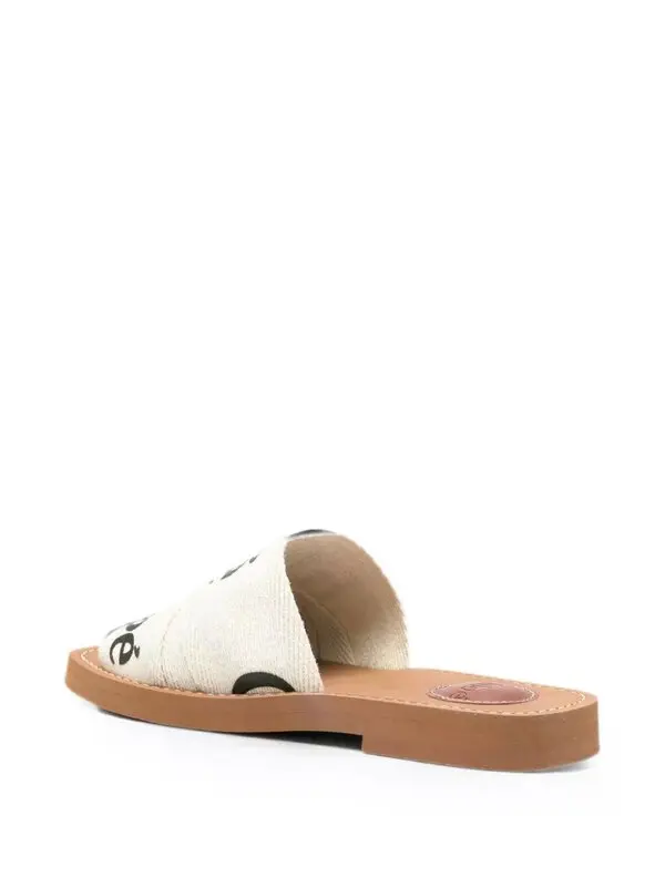 Chloé Woody Sandals - Neutrals