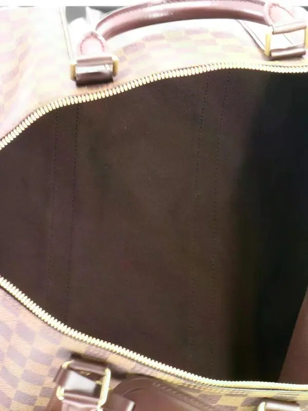 LOUIS VUITTON Keepall 50 Damier Travel Bag - Brown