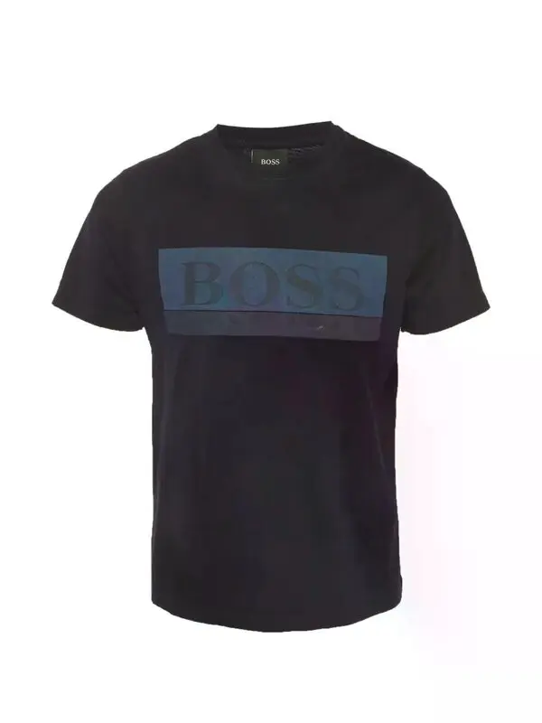 BOSS Graphic-print Crew-neck T-shirt - Blue