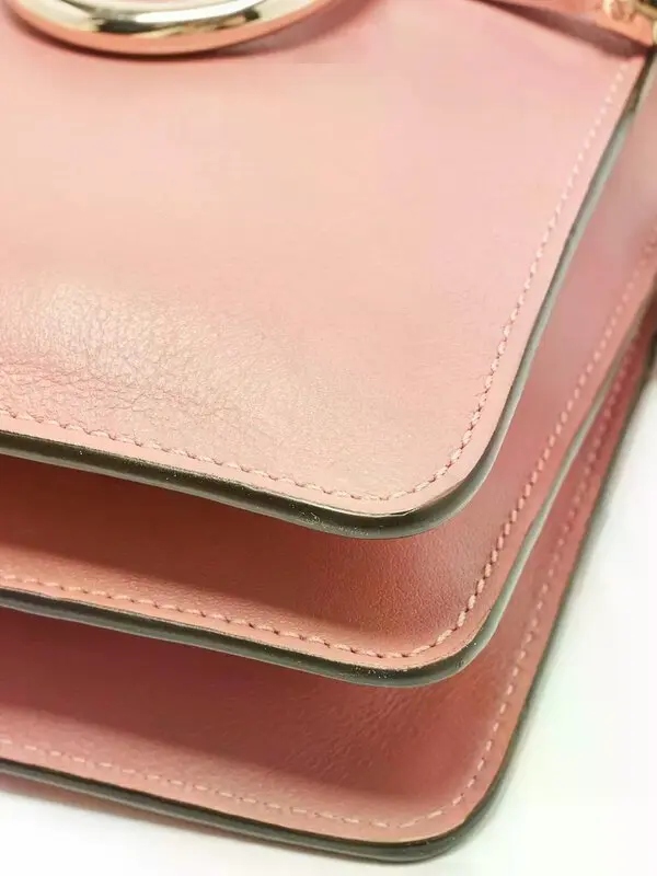 Chloé Faye Ring-handle Crossbody Bag - Pink