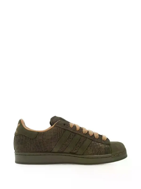 Adidas Superstar Ii Croc-effect Sneakers