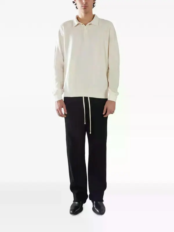 LES TIEN Long-sleeve Polo Shirt