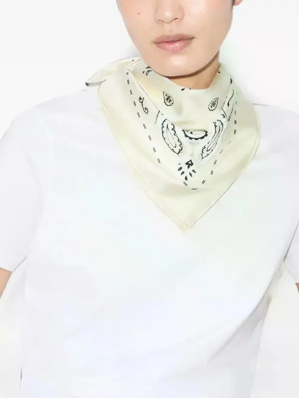 Tory Burch Beaded Bandana Triangle Scarf