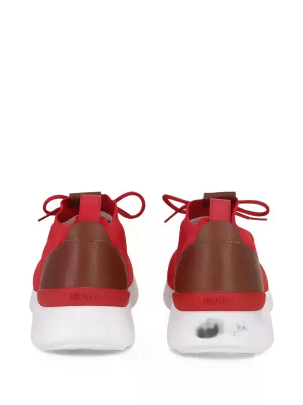 Isaia Lace-up Knit Sneakers