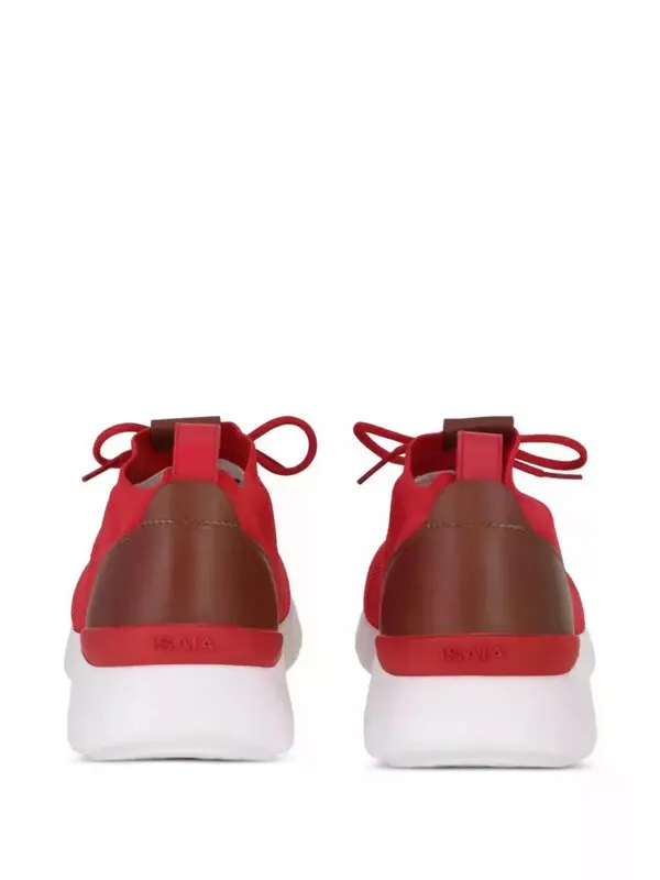 Isaia Lace-up Knit Sneakers