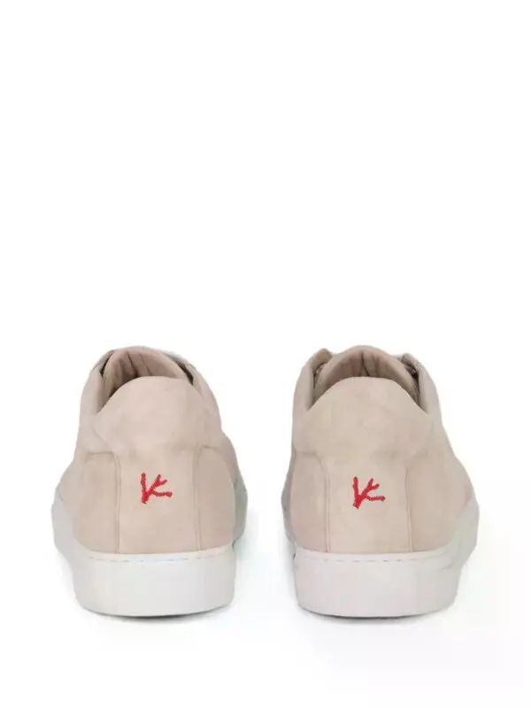 Isaia Logo-embroidered Lace-up Sneakers