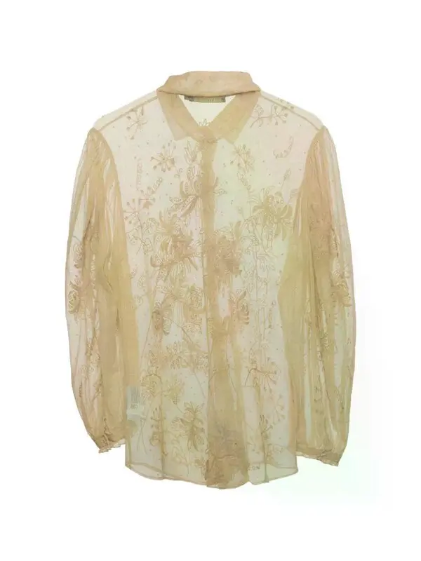 Ralph Lauren Embroidered Lace Shirt - Neutrals