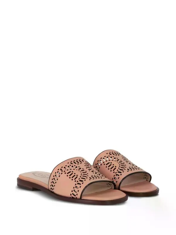 TOD'S Laser-cut Slip-on Sandals