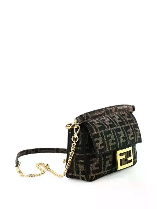 Fendi Zucca Canvas Mini Crossbody Bag - Brown