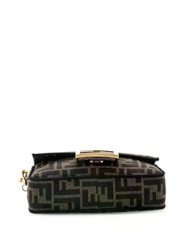 Fendi Zucca Canvas Mini Crossbody Bag - Brown