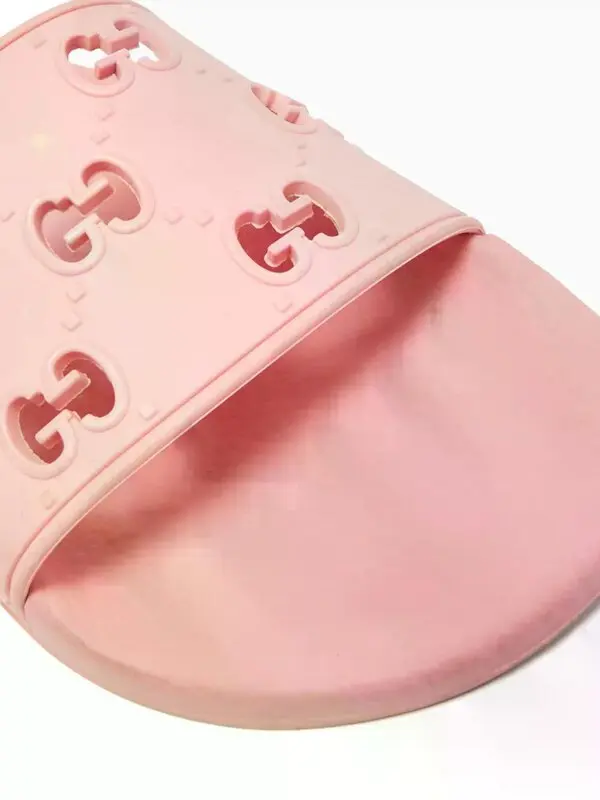 Gucci Embossed Logo Slides
